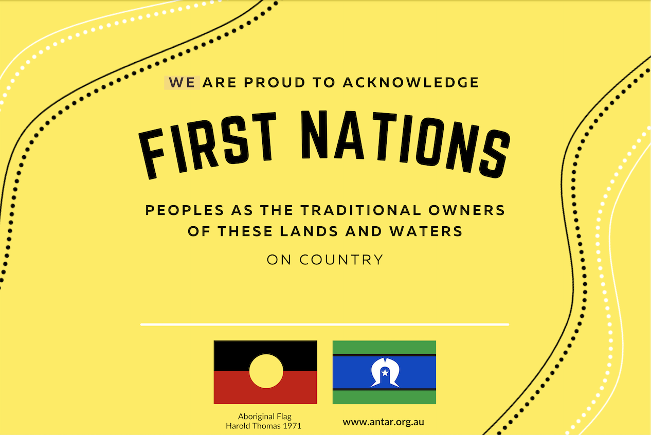 Large Land Acknowledgement Plaque - On Country — ANTAR